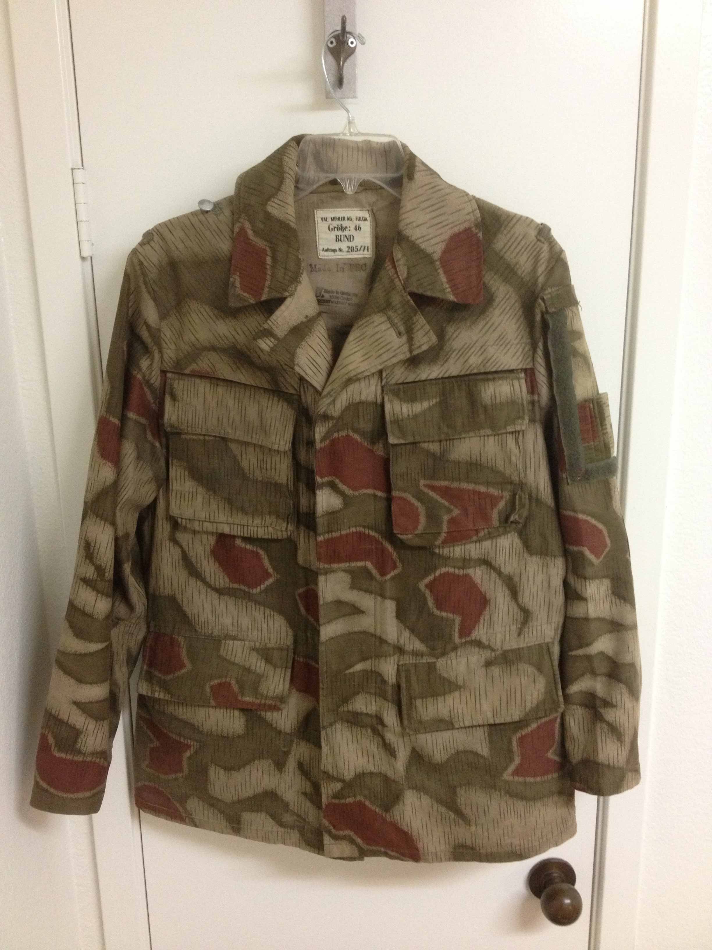 West German Bundesgrenzschutz (BGS) Camo (1968, 1971) | KommandoPost.com