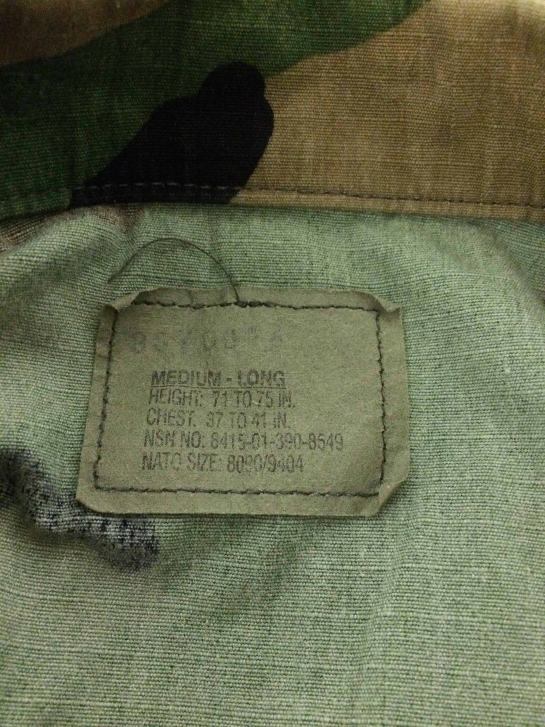 US Military Modified BDUs and DCUs (late 1990’s – early 2000’s ...