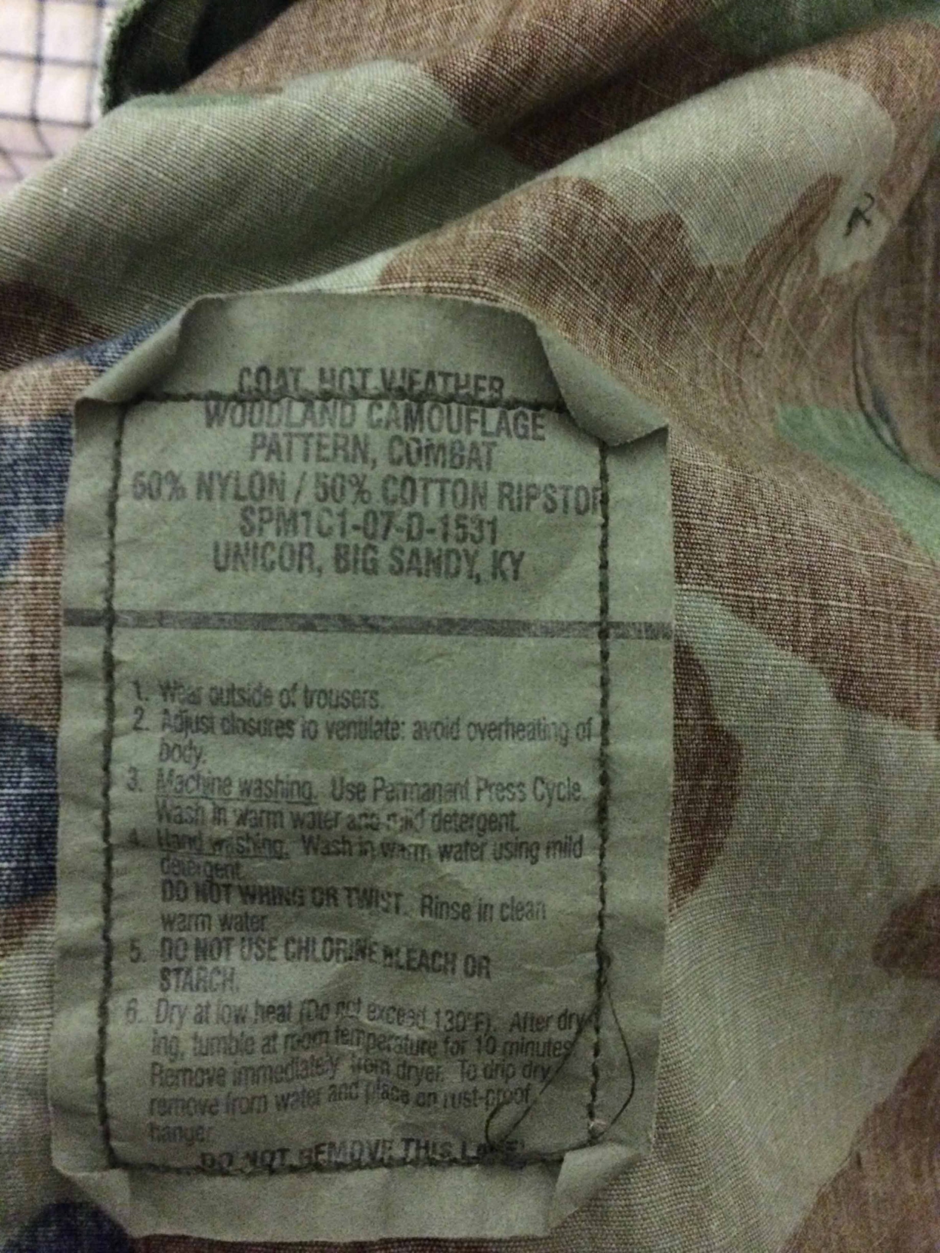 US Military Modified BDUs and DCUs (late 1990’s – early 2000’s ...