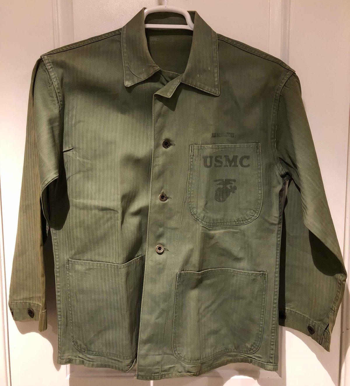 US Marine Corps Herringbone Twill (HBT) P44 and P41/P47 Dungaree ...