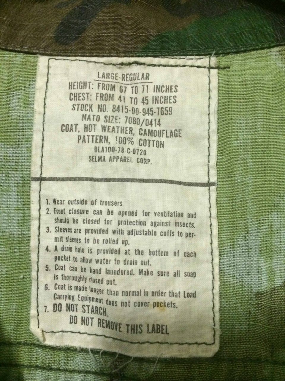 US RDF Uniforms (1978 – 1981) | KommandoPost.com | KPS Militaria Collection