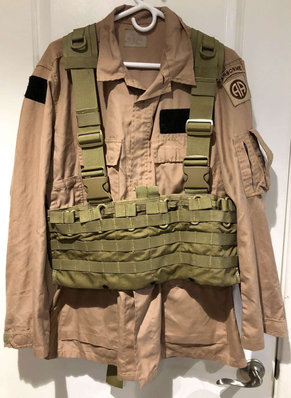 US 82nd Airborne Division SO Tech Falcon Chest Rig and IABDU Jacket ...
