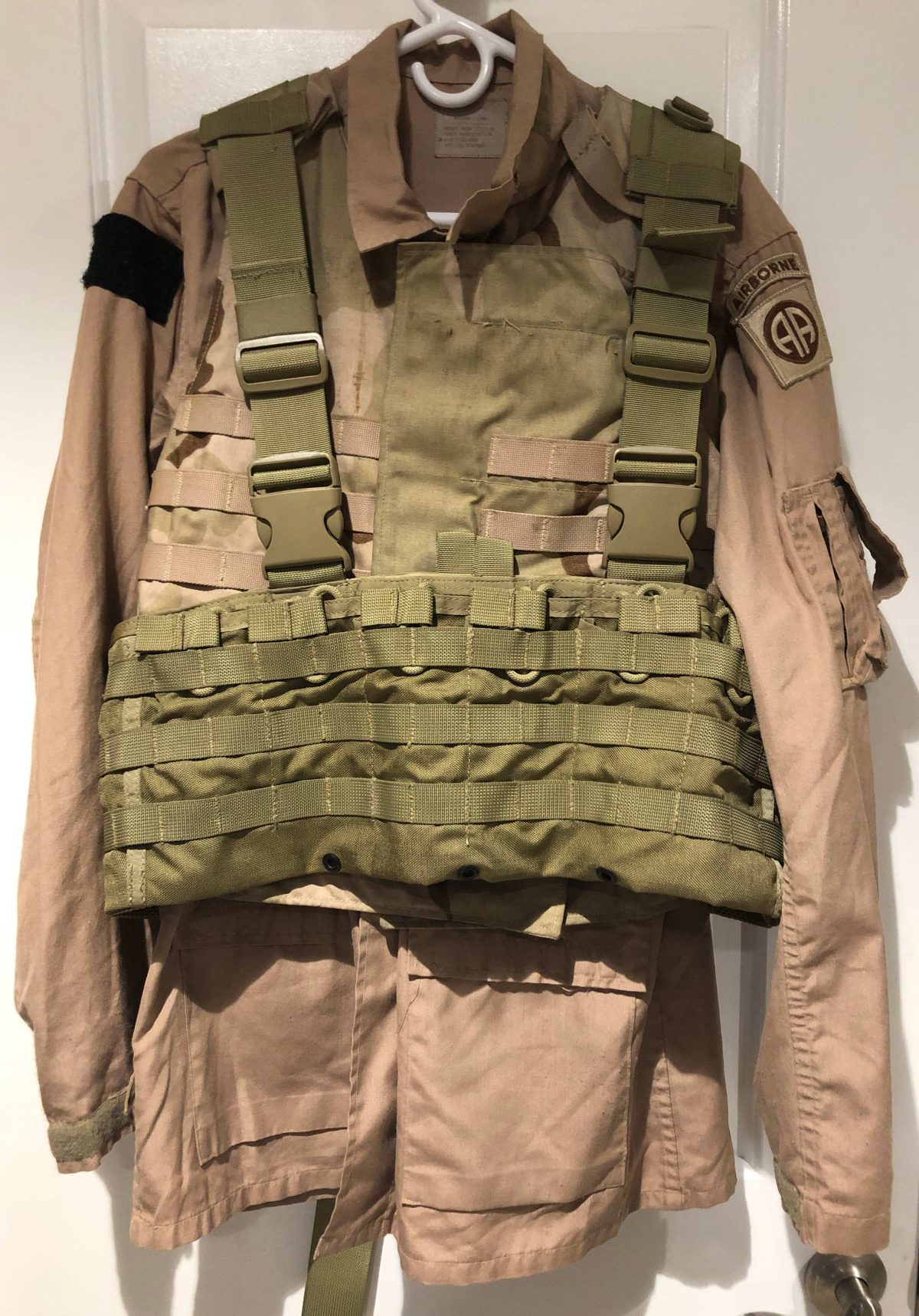 US 82nd Airborne Division SO Tech Falcon Chest Rig and IABDU Jacket ...