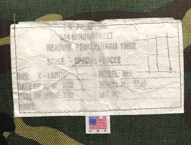 US TG Faust Special Forces Armor Vest (2002) | KommandoPost.com | KPS ...