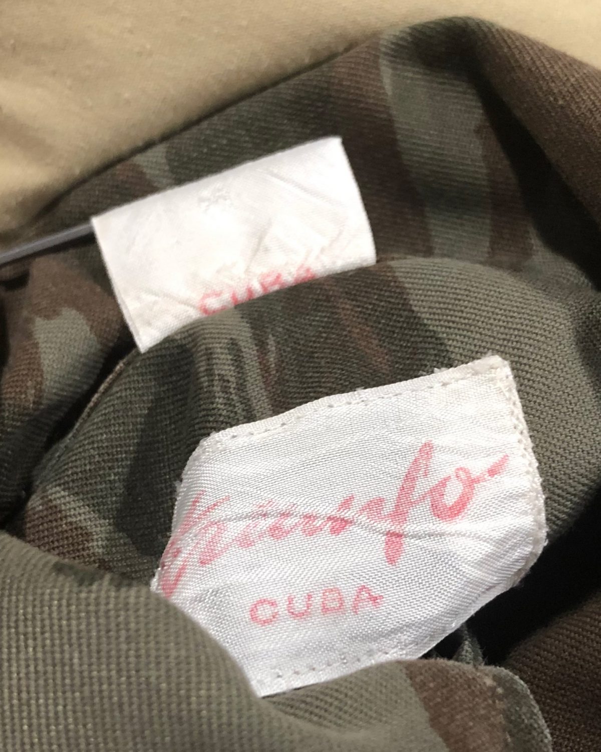 Cuban Grey Lizard Camo and South African Recce Copy Fabric (1970’s ...