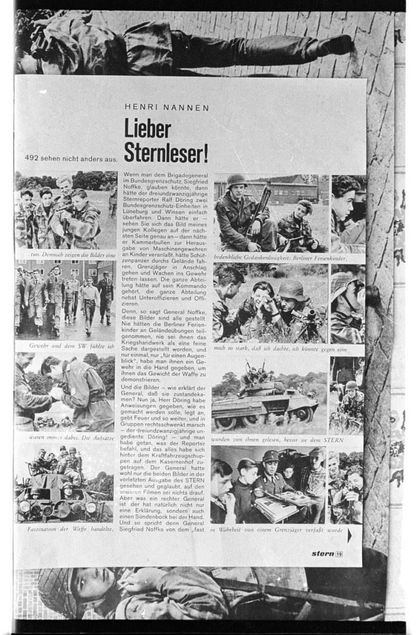 West German Bundesgrenzschutz (BGS) Splinter Camouflage (1957 – 1963 ...