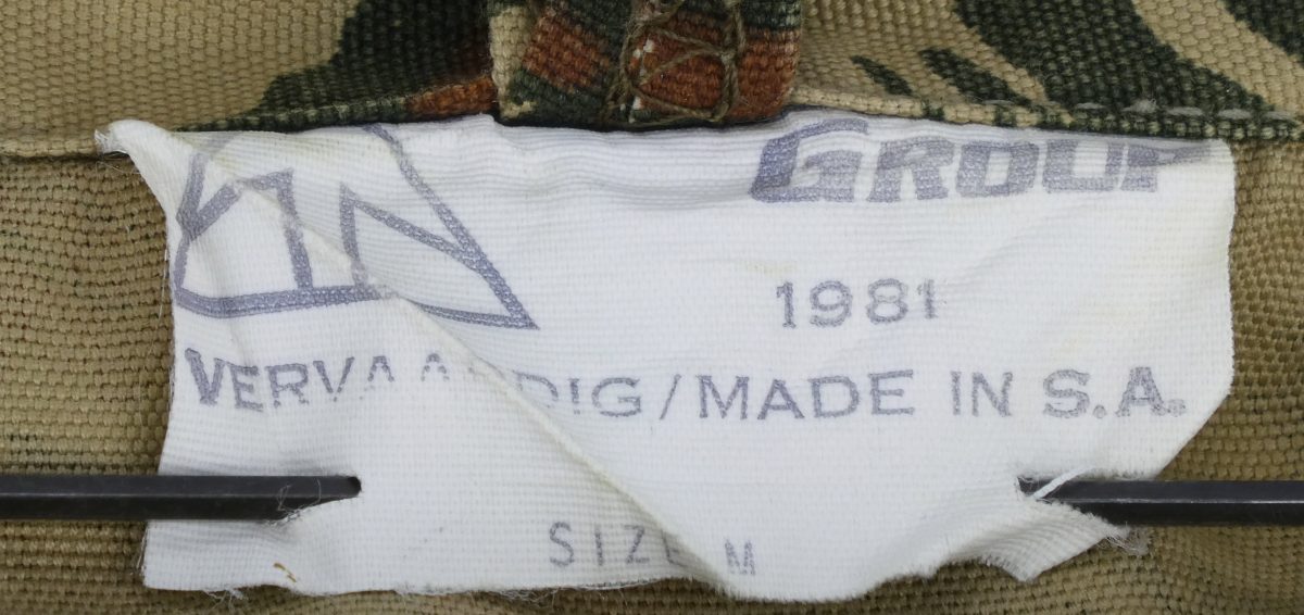 South African South West Africa Police (SWAPOL) “Koevoet” Camo (1980’s ...