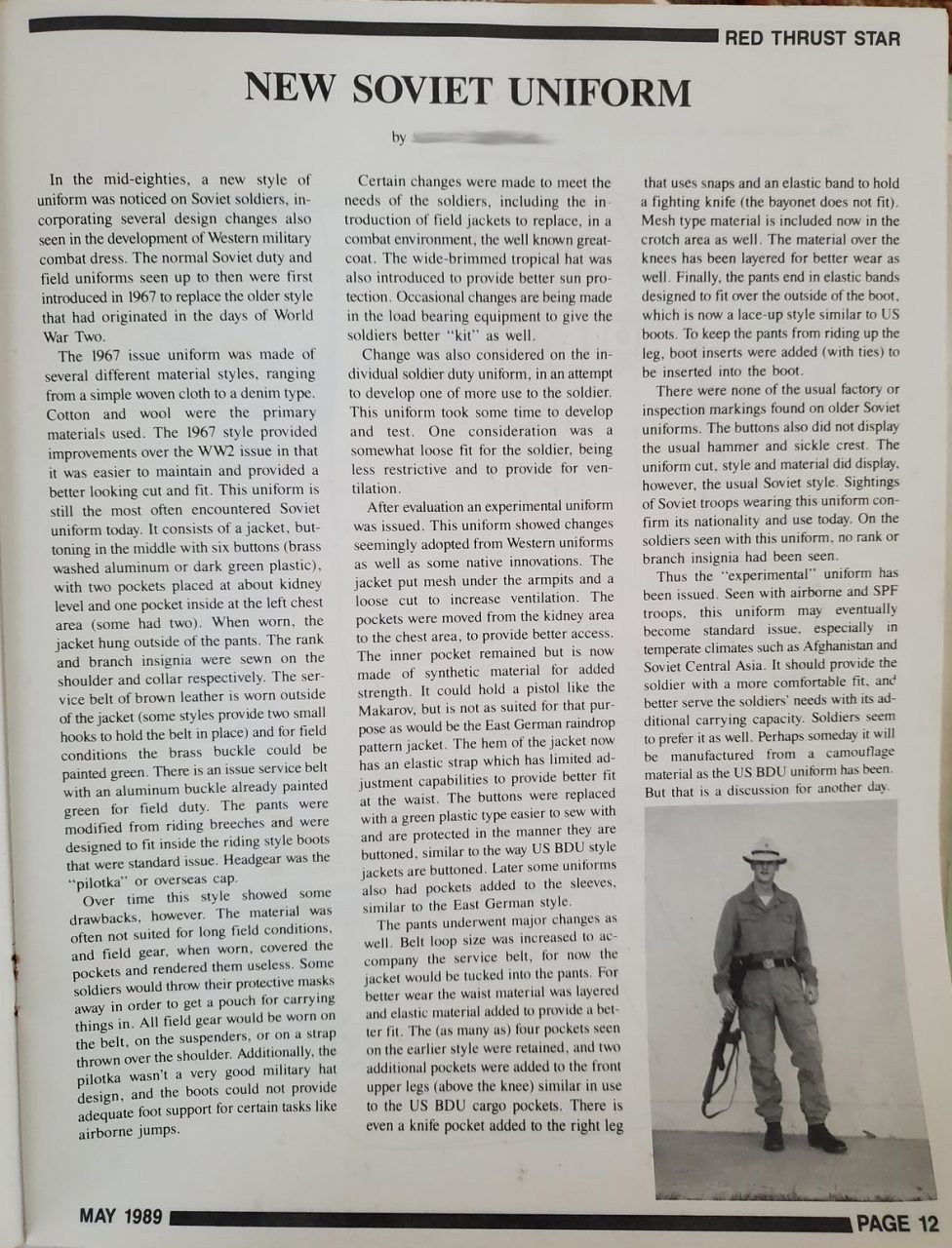 Soviet Mabuta 2 Uniform (1980’s) | KommandoPost.com | KPS Militaria ...