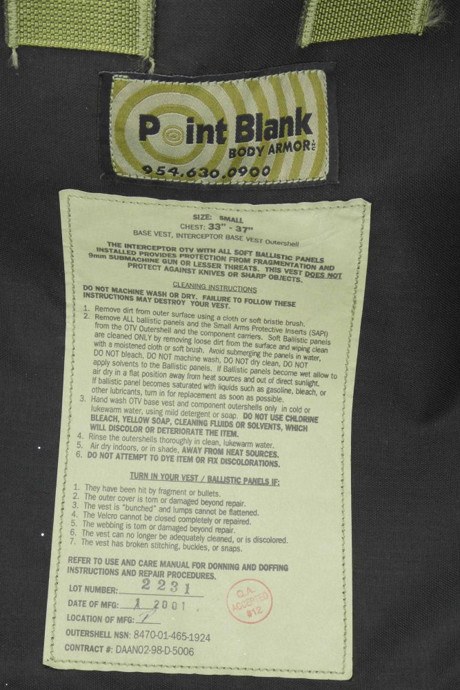 US Interceptor Body Armor Vest (2000) | KommandoPost.com | KPS ...