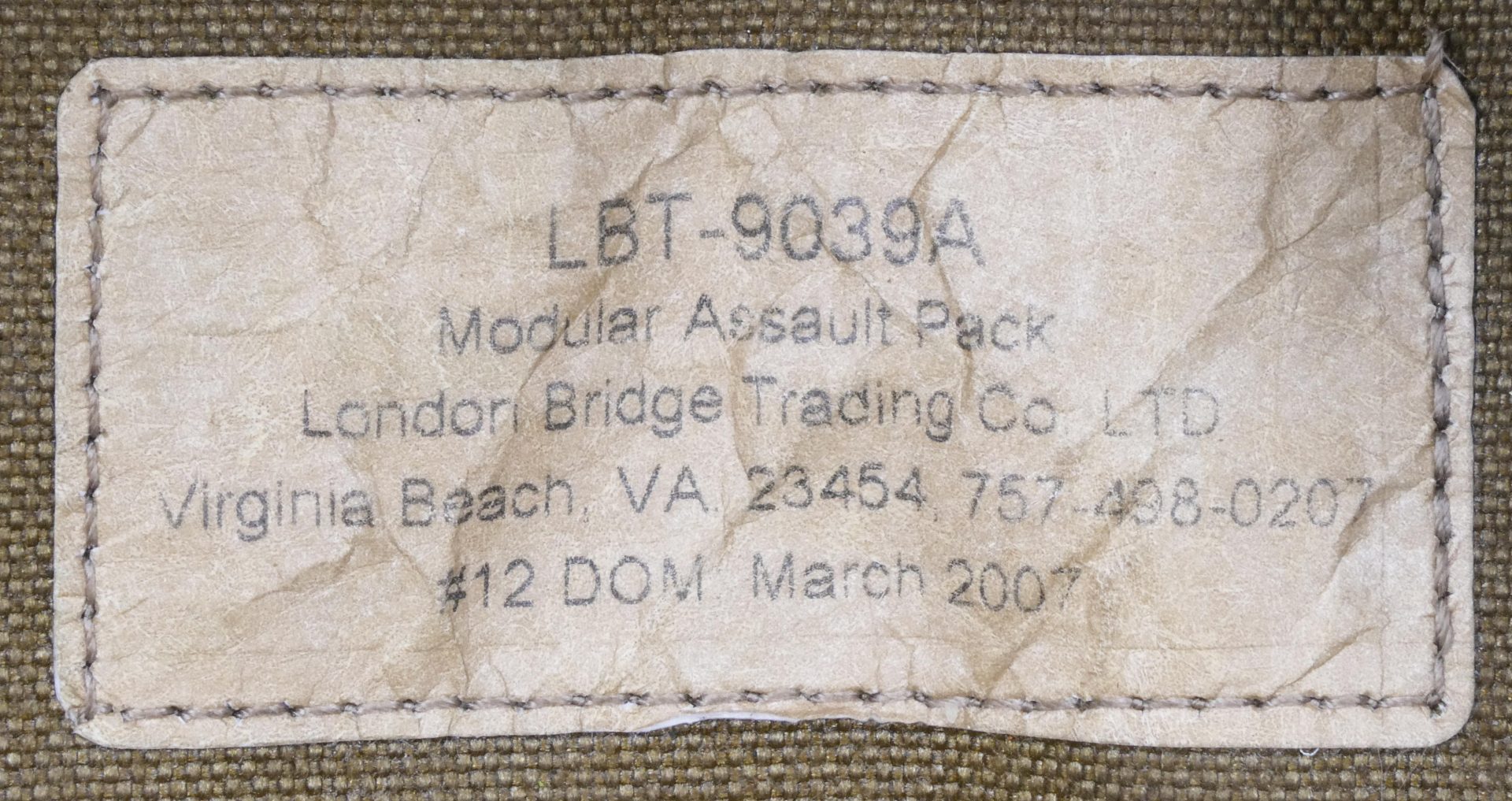 LBT-9039A Modular Assault Pack (2007) | KommandoPost.com | KPS ...