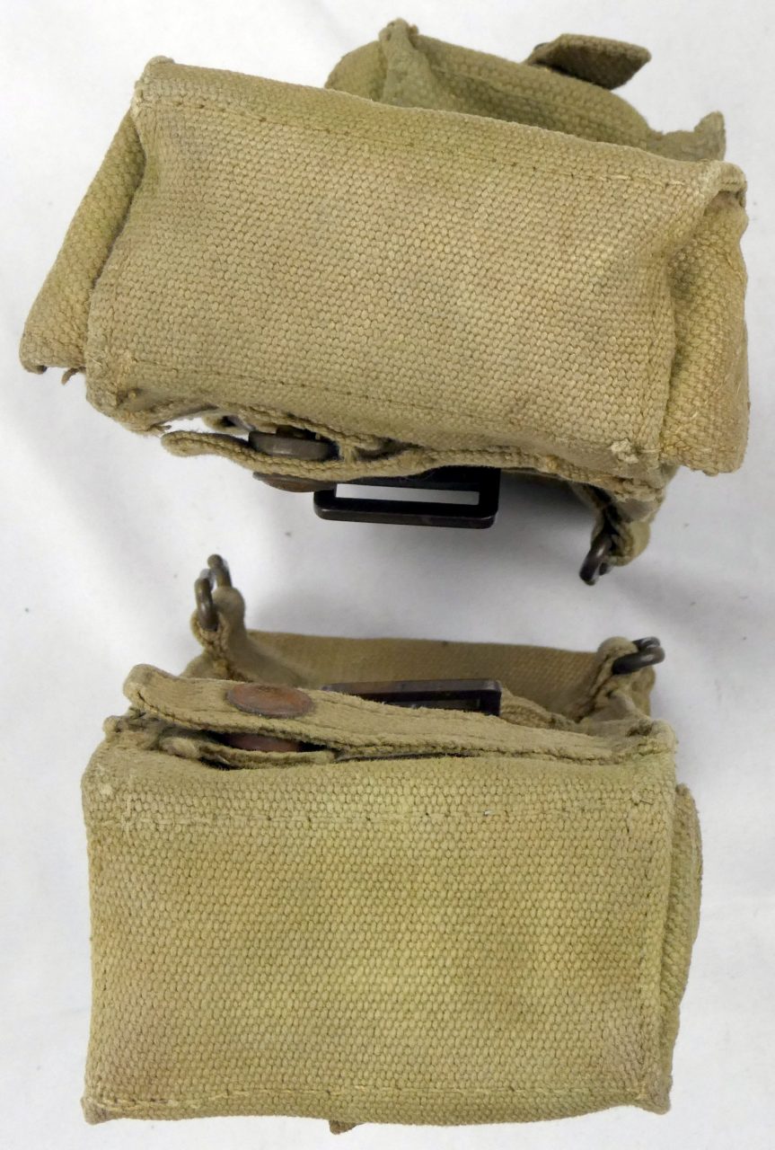 British Lanchester Submachine Gun Pouches (1941) | KommandoPost.com ...
